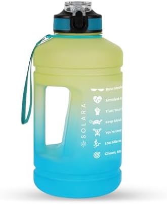 SOLARA Sipper Water Bottle 1 Ltr with Motivational Time Marker ...