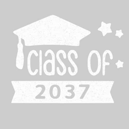Amazon.com: Class Of 2037 Stars Decal, Graduation Iron On Decal, DIY ...