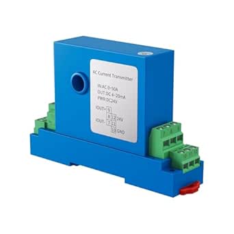 Amazon.com: Current Transducer Current Transformer DC12V 8mm Hole Hall ...