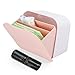 Amazon.com: Pad and Tampon Organizer for Bathroom,Plastic Pink Sanitary ...
