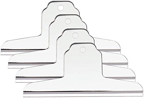 GOLD LEAF Extra Large Bulldog Clips Silver Metal Clips Paper Clamps ...