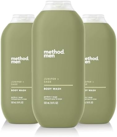 Amazon.com : Method Men, Juniper + Sage Body Wash, 18oz (Pack of 3 ...
