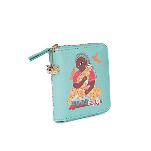 Buy Chumbak Tireless Fishmonger Mini Wallet - Teal at Amazon.in