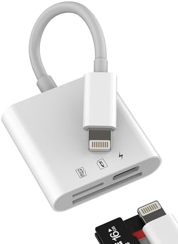 Micro SD Adapter TF Flash Card Reader Connector for Iphone Lightning ...