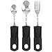 Amazon.com: 3pcs Adaptive Utensils, Bendable Utensils with Easy Grip ...