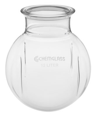 Chemglass CG-1934-03 Series CG-1934 Spherical Reaction Vessel with 150 ...