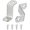 uxcell 10 Pcs 1" Offset Canvas Clips, Picture Framing Mirror Clips Z ...