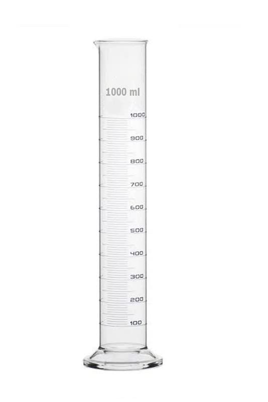 Buy Gian Scientific Glass Graduated Measuring Cylinder 1000ml Graduated ...