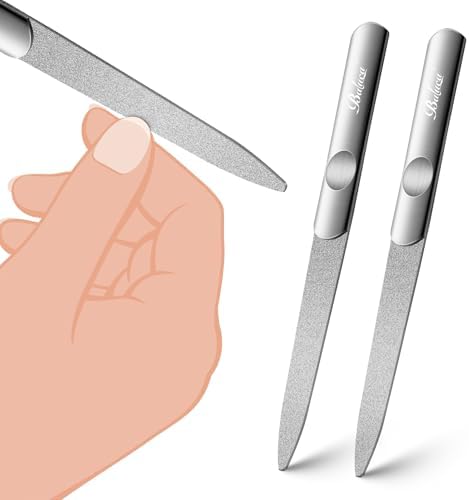 Amazon.com : BALUCA Stainless Steel Diamond Nail File for Natural ...