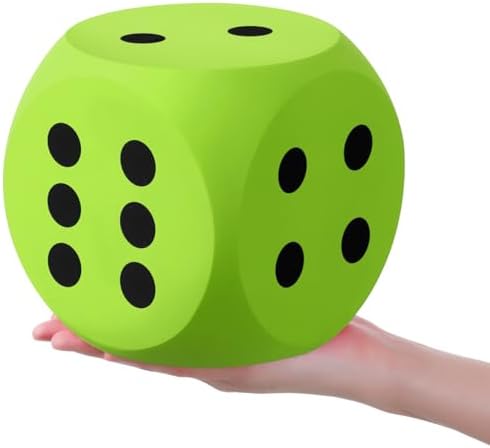Amazon.com: Shappy 6 Inches Foam Dice Fun Filled Large Educational Toy ...