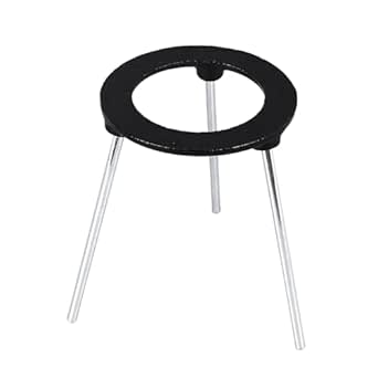 Lab Tripod Stand, Lab Bunsen Burner Tripod Lamp Support Holder Lab Experiment Supplies : Amazon ...