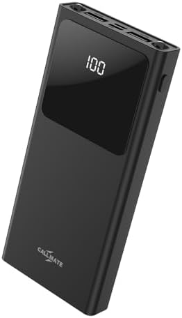Callmate 10000mAh Flashlight Power Bank, 15W Fast Charging with Dual ...