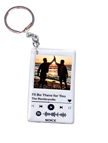 NOICE Custom Photo Keychain [Pack of 2] Personalized Photo Keychain ...