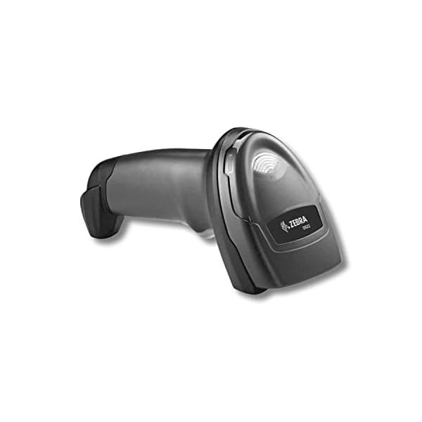 ZEBRA DS2208 [WIRED HANDHELD BARCODE SCANNER KIT WITH STAND, USB CABLE ...