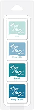 Amazon.com: Hero Arts AF502 Sea Blues Core Ink Cubes : Arts, Crafts ...