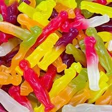 Kingsway Vegan Meerkats – 1kg Bulk Bag | Fruity Gummy Sweets, Gelatine ...