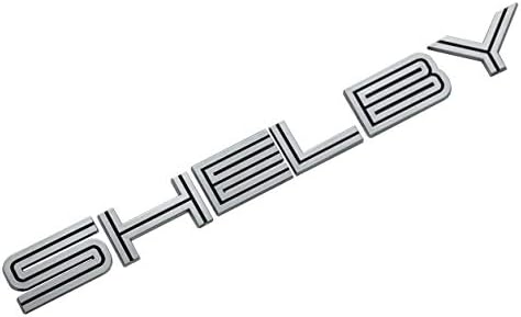 Amazon.com: SHELBY Letter Emblem Badge Rear Trunk Sticker Decal (Chrome ...