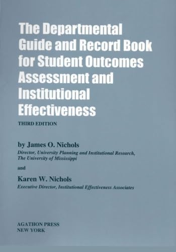 The Departmental Guide and Record Book for Student Outcomes Assessment ...