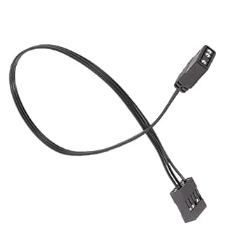 Amazon.com: Qsvbeeqj Extension Cable 5V 3Pin Adapters Cable LED Light ...