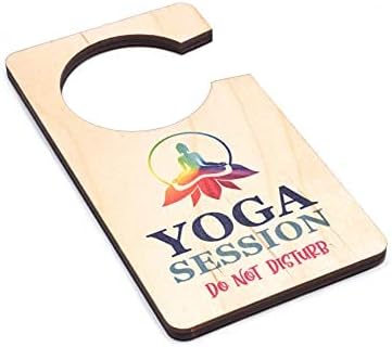 Yoga Session, Do Not Disturb – Plywood, Room Door Sign, for Home, Yoga ...