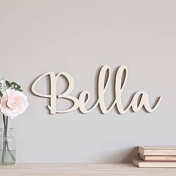 Custom Name sign Wall Art Hanging Personalized Decor Wooden Name Sign ...