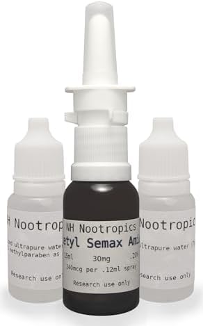Amazon.com: NH Nootropics N-Acetyl Semax Amidate .20% (240mcg/spray ...