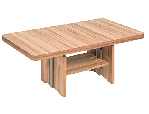 Hohenverstellbarer Couchtisch Massivholz