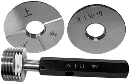 Taper Pipe Thread Plug Gauge & R Thread Ring Gauge - 55 Degrees RC/R, 1 ...