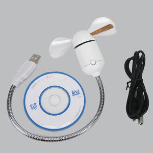 USB PC LED Flexible Fan with Luminous input DIY Editable Message for PC ...