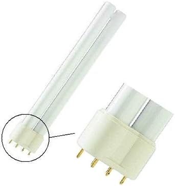 Crompton Lamps CFL PLL 18W 2G11 Dimmable Single Turn L-Type 4000K Cool ...