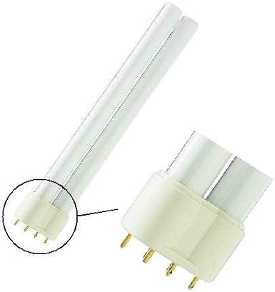 Crompton Lamps CFL PLL 18W 2G11 Dimmable Single Turn L-Type 4000K Cool ...