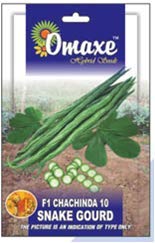 Snake Gourd Chachinda F1-10 Vegetable seeds Kitchen Garden Packet by ...