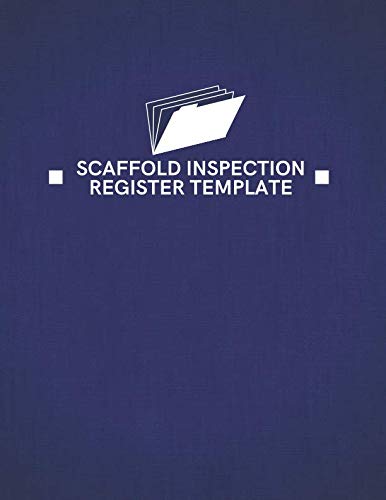 Scaffold Inspection Register Template Scaffold Maintenance Logbook ...