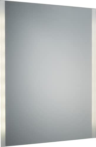 Knightsbridge Battery Operated IP44 LED Edge Lit Bathroom Mirror ...