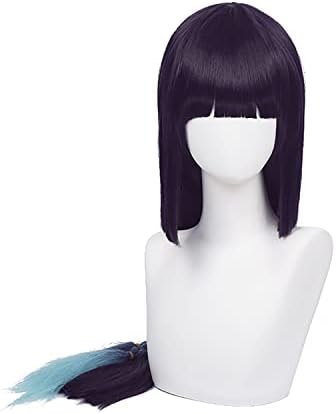 Amazon.com: MoeLoli Yunjin Cosplay Wig for Genshin Impact Straight Dark ...