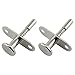 HJGarden 2PCS Stainless Steel Plunger Latches Spring-Loaded Spring ...