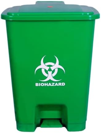 LISAMED Biomedical Waste Bins | Pedal Dustbins for Hospitals (45 Litres ...