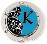 Amazon.com: Alexx, Hang 'em High Purse Hanger Monogram K Purse Hanger ...