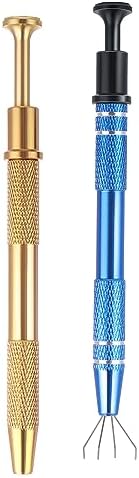 3Pcs Piercing Ball Grabber Tool,Stainless Steel 4-Claw Pick up Tool for ...