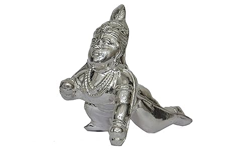 Buy Chandi God Murti for Home Pooja/Chandi God Statue (Laddu Gopal ...
