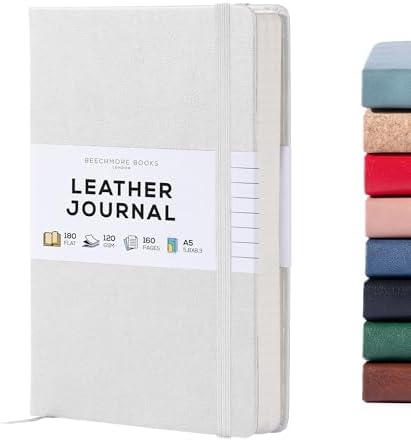 Amazon.com : BEECHMORE BOOKS Lined Journal Notebook, 5.8 x 8.3 inch, A5 ...