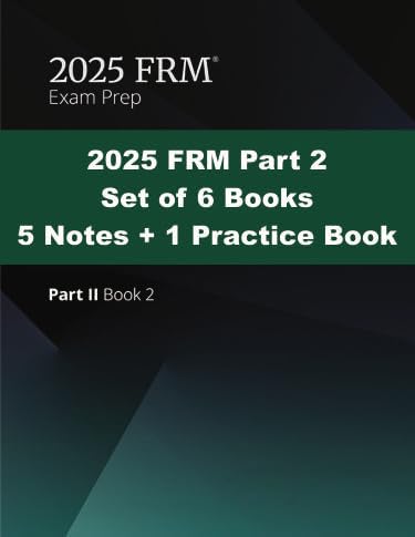 Buy Latest 2025 FRM Part 2 Set of 6 Books 5 Study Notes + 1 Practice ...