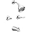 Moen/Faucets 82663 3 Handle Tub/Shower Faucet, Chrome Finish - - Amazon.com