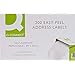 Q-Connect Address Label Roll Repositionable Self Adhesive 89 mm x 36 mm ...