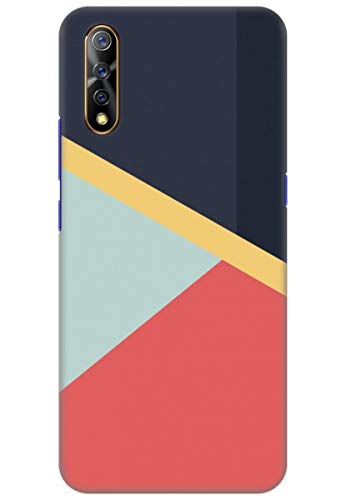 AMEZ Geometric Blocks Printed Back Cover Phone Case for Vivo S1 Back ...