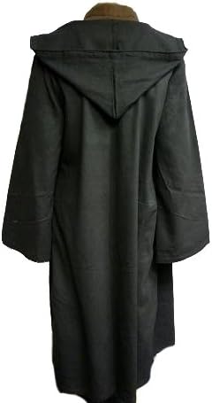 Amazon.com: Black Sith Robe Jedi Cloak Anakin Costume Dark Side Star ...