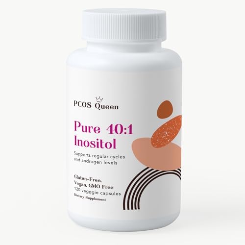 Amazon.com: PCOS Queen Pure 40:1 Inositol - Myo + D-Chiro Inositol ...