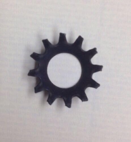 Amazon.com: 3/8" External Tooth Countersunk Lock Washers Black Steel ...