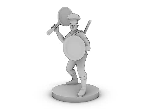 Amazon.com: HAlf Orc Chef Fighter Tabletop DND Gaming Miniature : Toys ...