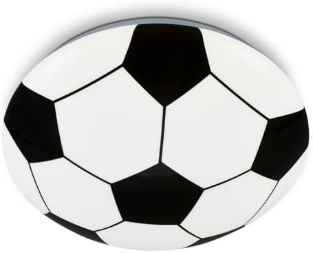 BRILONER - Football LED Ceiling Light, Neutral White Light, 27.5x6.5 cm ...